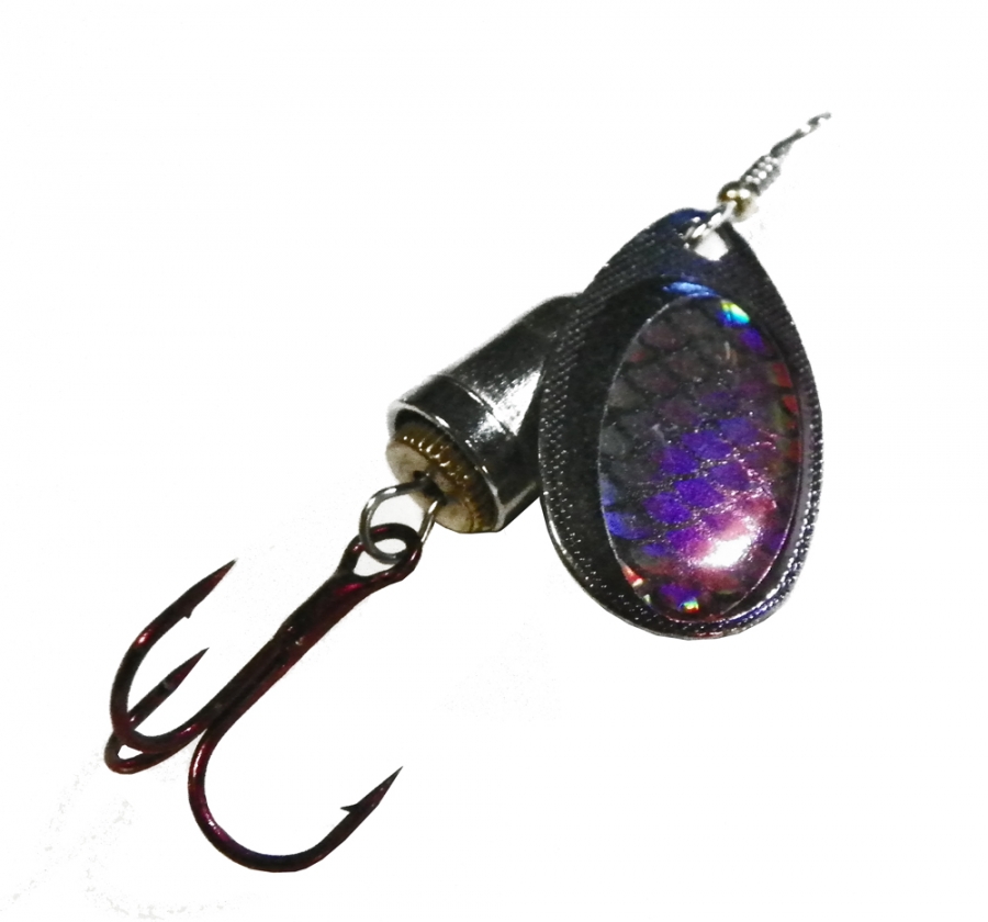 8 Gram Spin Vibrating Lure - Silver / Iridescent for $2.25 AUD